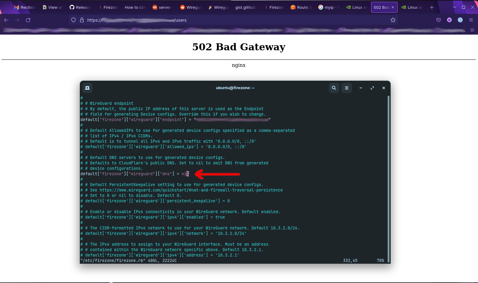 [Bug] Cannot set nil to default DNS server · Issue #681 · firezone/firezone · GitHub