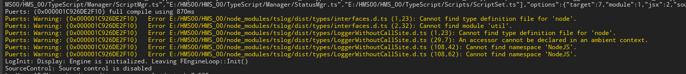 【Unreal】ts使用第三方插件(例如:tslog)会报错，无法使用 · Issue #269 · Tencent/puerts · GitHub