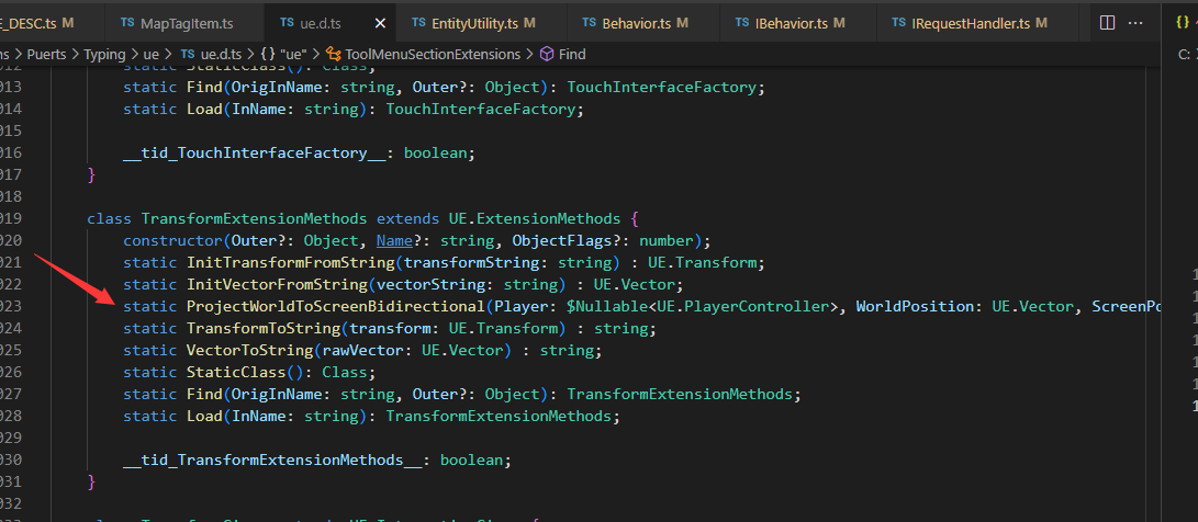 [UE] 新增c++扩展接口，有时ue.d.ts没有正确导出接口 · Issue #929 · Tencent/puerts · GitHub