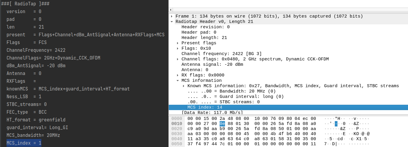 Frame with a RadioTap header is being parsed incorrectly · Issue #3238 · secdev/scapy · GitHub