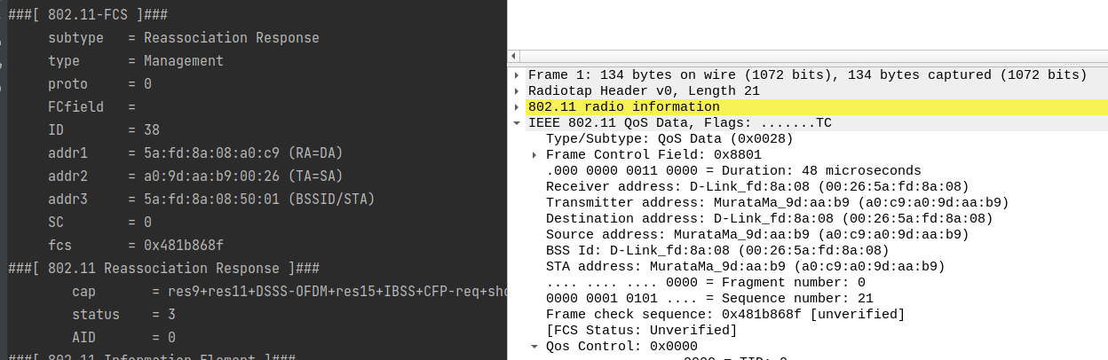 Frame with a RadioTap header is being parsed incorrectly · Issue #3238 · secdev/scapy · GitHub
