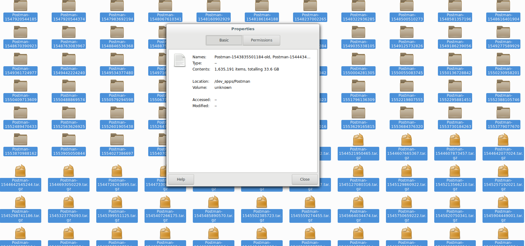 Postman Replicating Source Folder Under Name Postman Timestamp