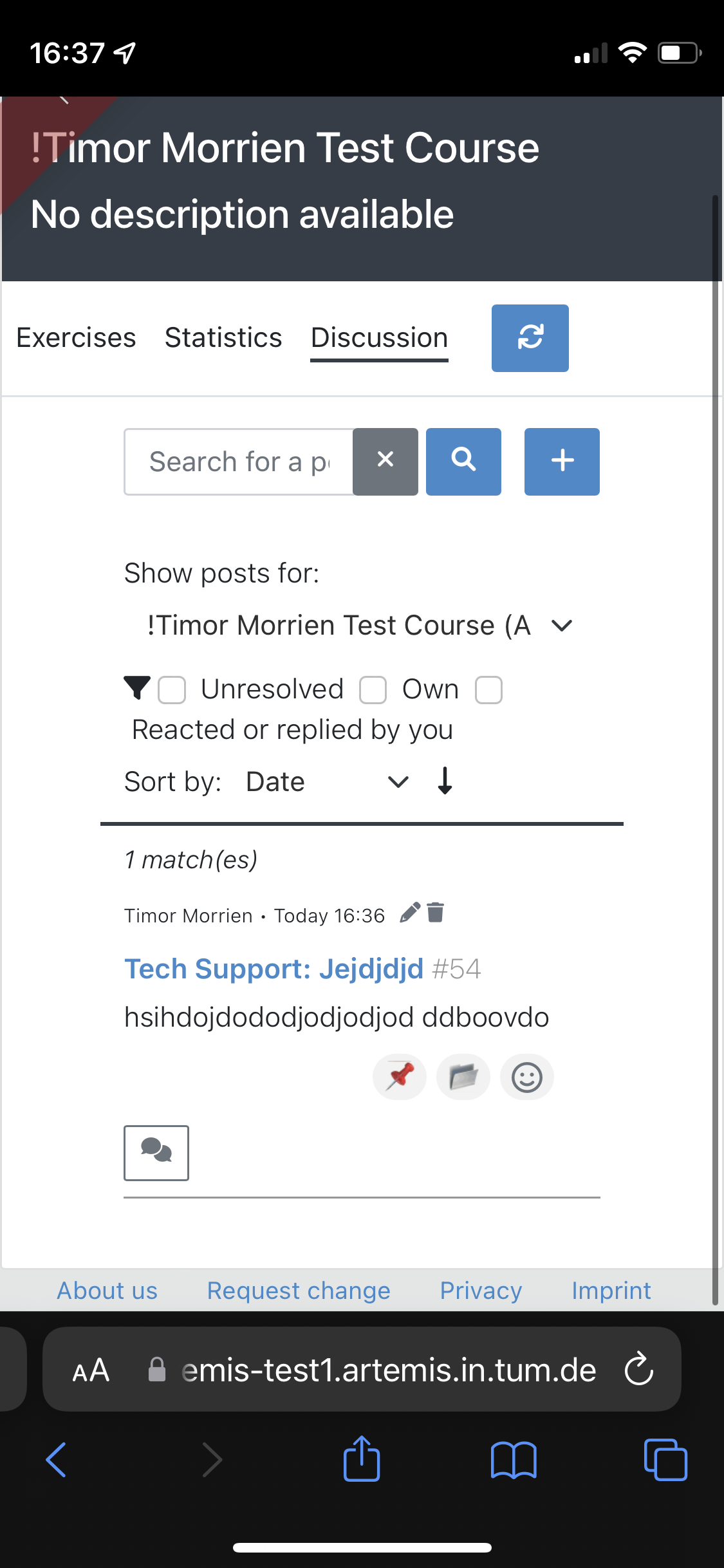 Issues with the responsive layout · Issue #5106 · ls1intum/Artemis · GitHub