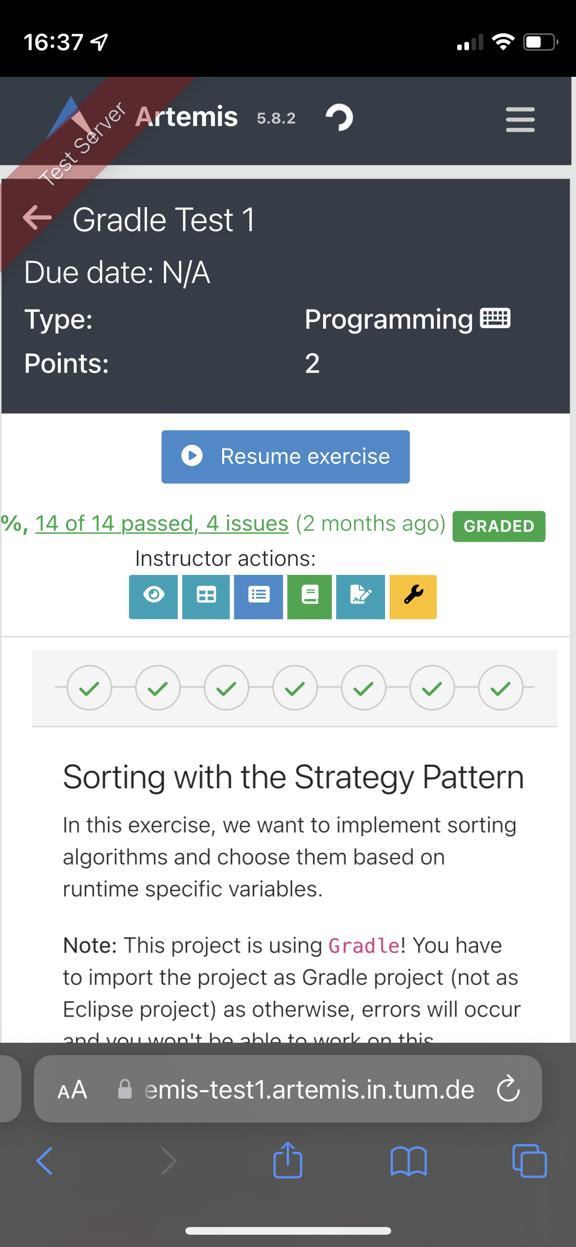 Issues with the responsive layout · Issue #5106 · ls1intum/Artemis · GitHub