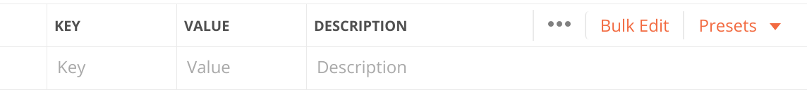 Bulk Editing Response Example Header · Issue 9439 · Postmanlabspostman App Support · Github
