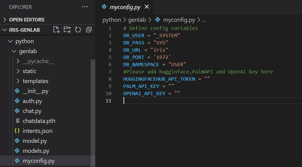 GitHub - mwaseem75/iris-GenLab: IRIS Generative Lab app