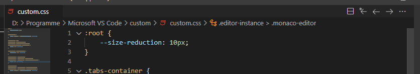 Allow for smaller or larger tab height size · Issue #42253 · microsoft/vscode · GitHub