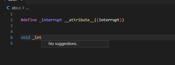no autocomplete results for defined macros inside function/variable definition/declaration ...