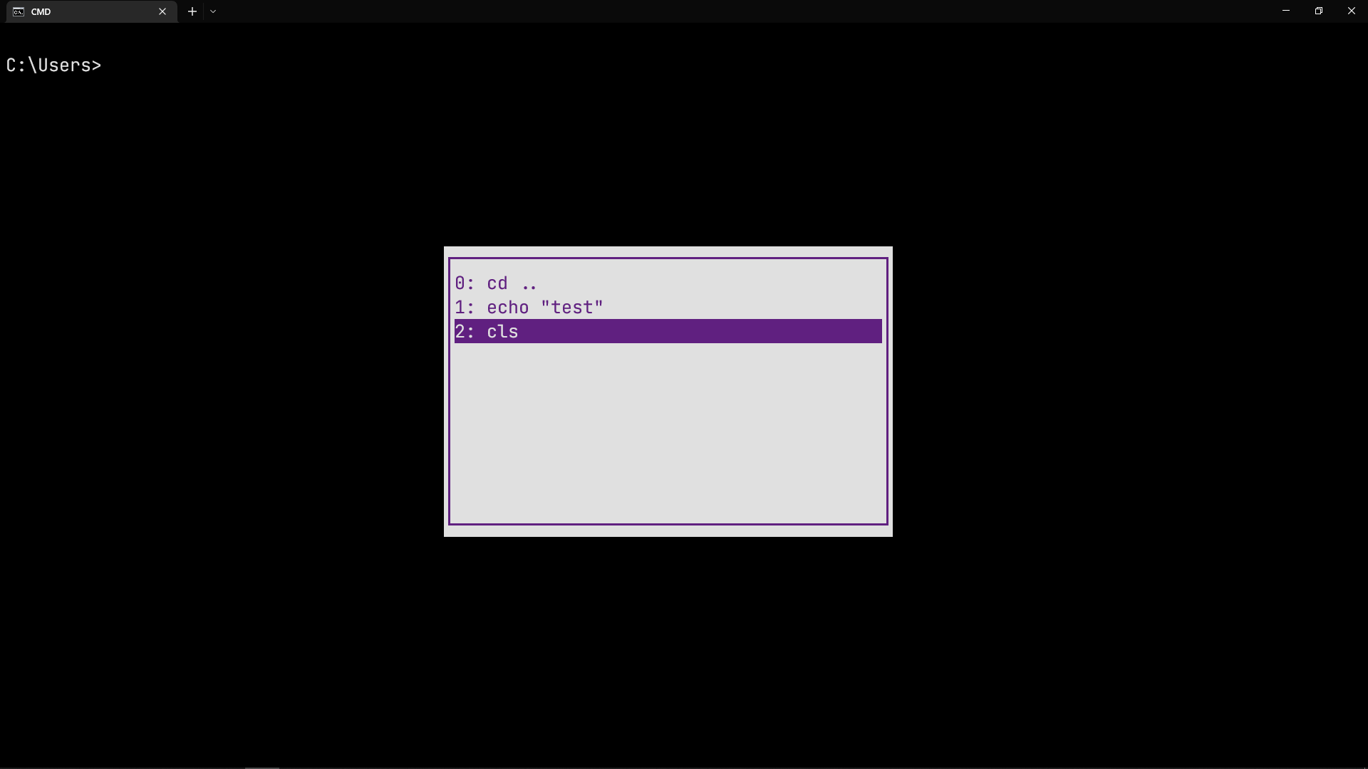 Settings to change "popup text" and "popup background" on CMD profiles ...