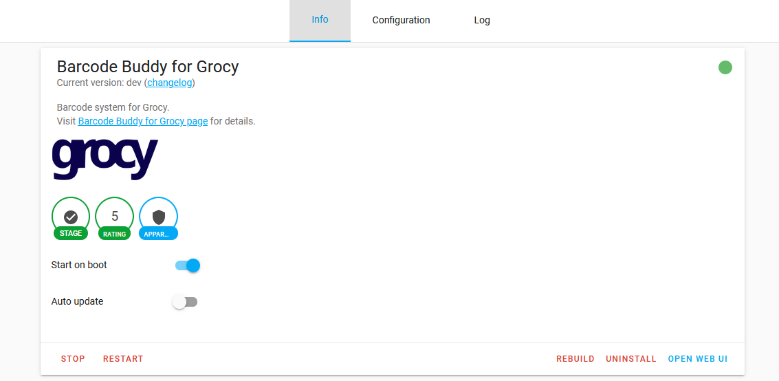Feature Request: Home Assistant Addon · Issue #47 · Forceu/barcodebuddy ...