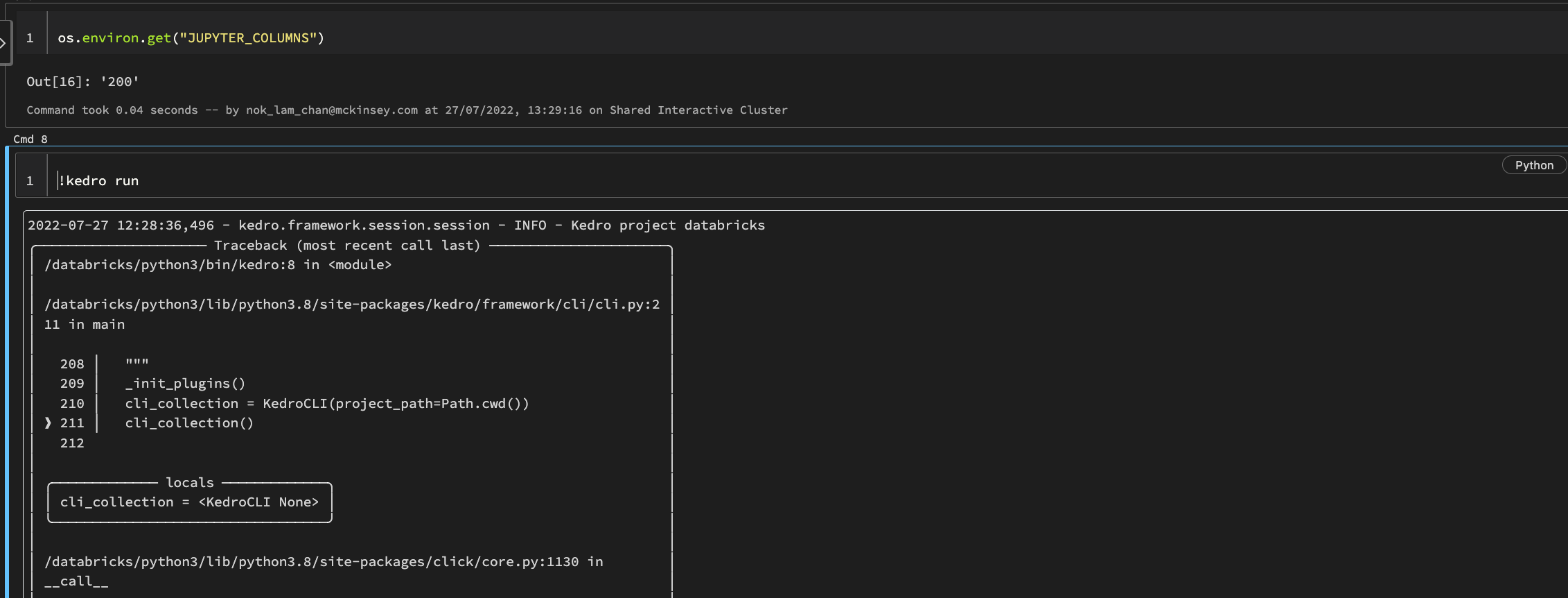 `JUPYTER_COLUMNS` and `JUPYTER_LINES` have no effect on databricks ...