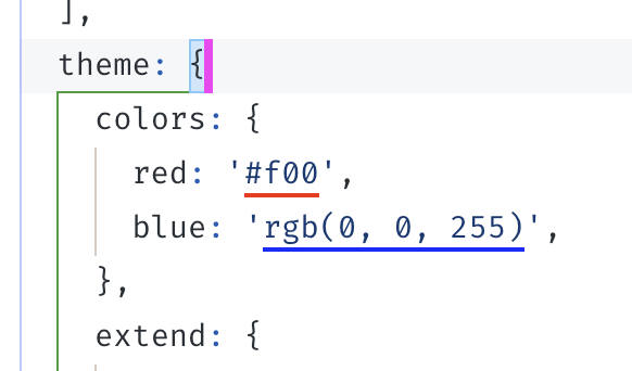 Intellisense Preview Color In Nfigcjs · Tailwindlabs Tailwindcss · Discussion