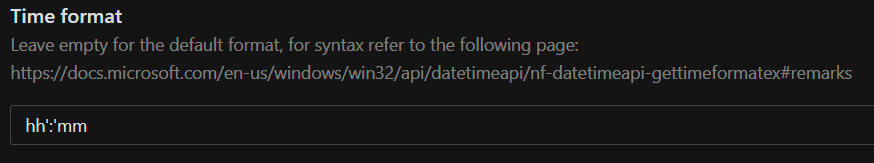 "Taskbar Clock Customization" 24h clock instead of AM and PM · ramensoftware windhawk-mods ...