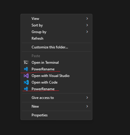 [PowerRename] Shows Up Twice in the Context Menu When Using Full Context Menu · Issue #26769 ...