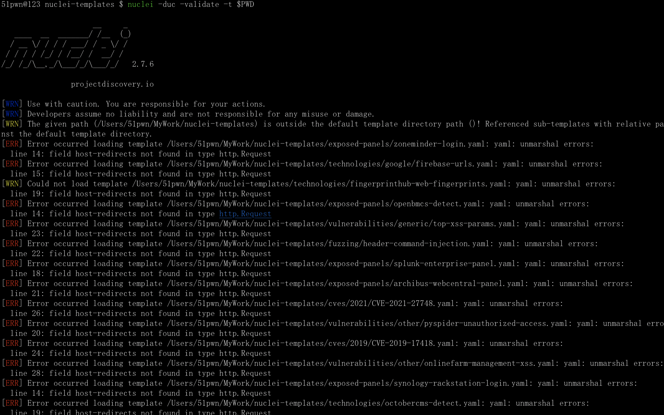 Error Occurred Loading Line 41 Field Host Redirects Not Found In Type Request · Issue