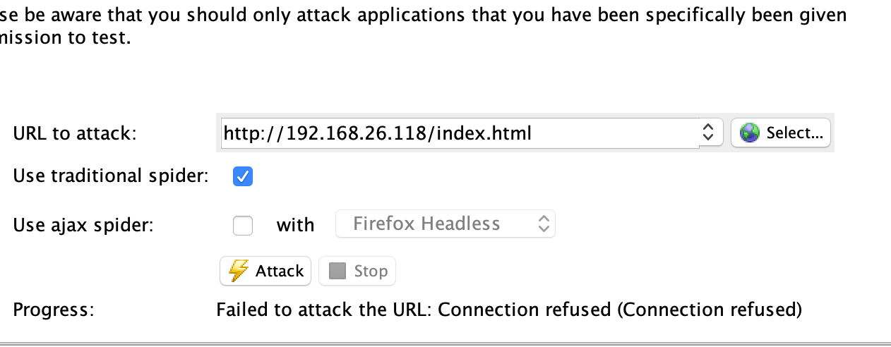 Failed Connection Refused · Issue 6031 · Zaproxyzaproxy · Github