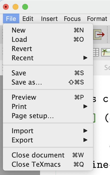 [71_4] Show keyboard shortcuts in the menu if available. · Issue #164 · XmacsLabs/mogan · GitHub