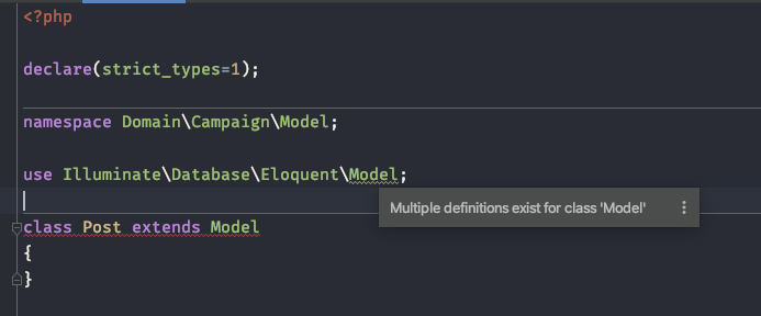 Phpstorm Shows Multiple Definitions Exists For Class · Issue 527 · Larastanlarastan · Github 4934