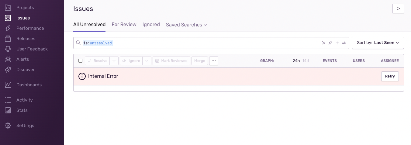 Sending event succeed, but not show up on the Sentry Issues · Issue #2132 · getsentry/sentry ...