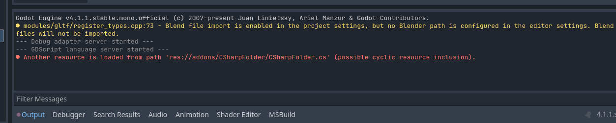 C Editor Script Activation Issue Possible Cyclic Resource Inclusion 7418