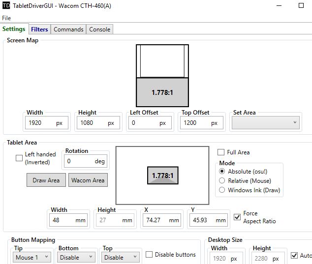 Thanks! Works even tho Tablet is not supported · Issue #304 · hawku/TabletDriver · GitHub
