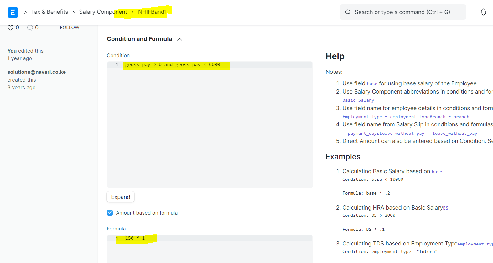 Deductions based on GrossPay - V13 and V14 · Issue #48 · frappe/hrms · GitHub