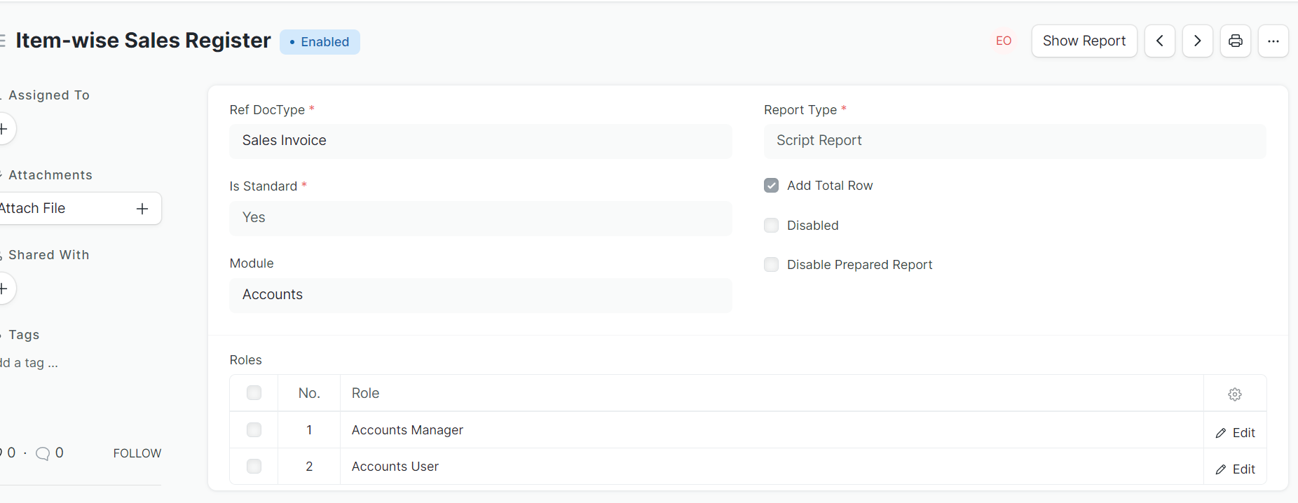 Setting Is Query Report for reports on custom workspace, freezes the system · Issue #20594 ...