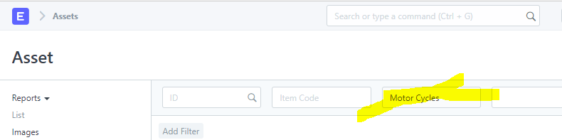 Asset category filter not editable in asset list · Issue #16387 ...