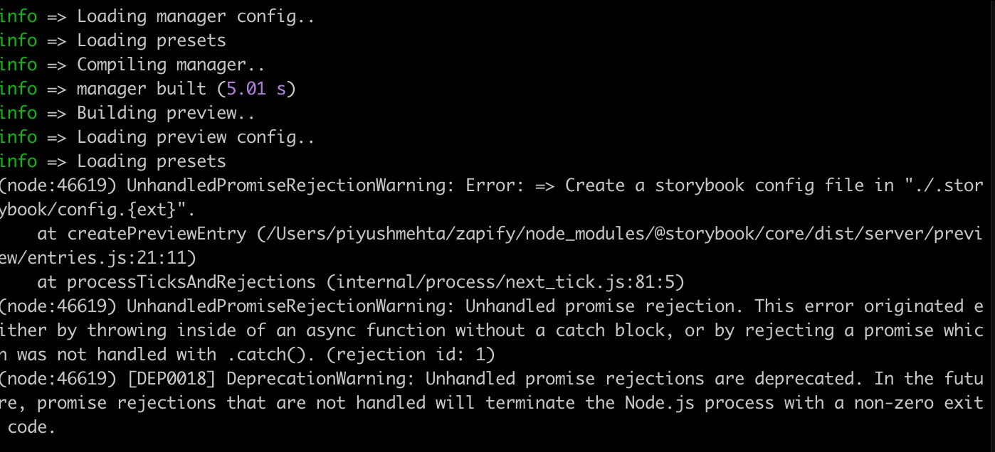 Unable To Do Storybook Build Npm Run Build Storybook · Issue 7885 · Storybookjs Storybook · Github