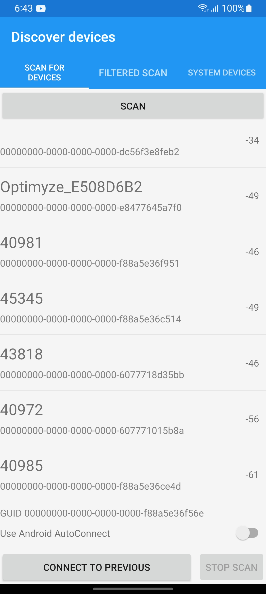 BLE devices are retuning device name NULL during scanning process on ...