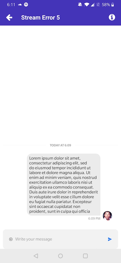 MessageSimple can lose text if message is a certain length. · Issue #294 · GetStream/stream-chat ...