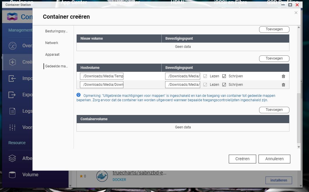 creating folders no longer works 3.5.1 on nas · Issue #143 · linuxserver/docker-sabnzbd · GitHub