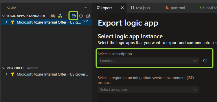 Azure Government | Export Logic App continues to spin · Issue #730 · Azure/logicapps · GitHub