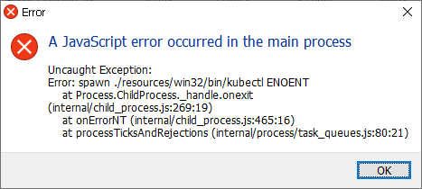 Trying to switch contexts via notification area icon results in an ...