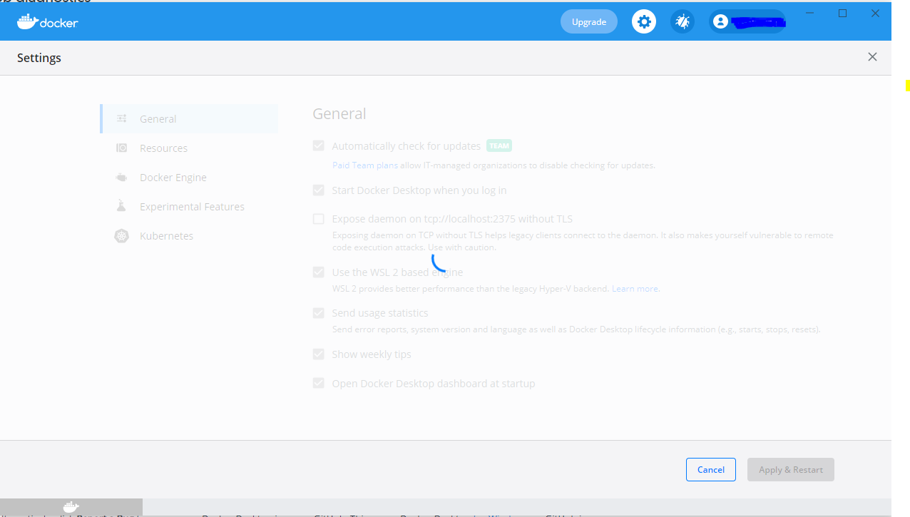 [WSL2] Docker backend engine failed to start at boot, can't be restarted · Issue #11442 · docker ...