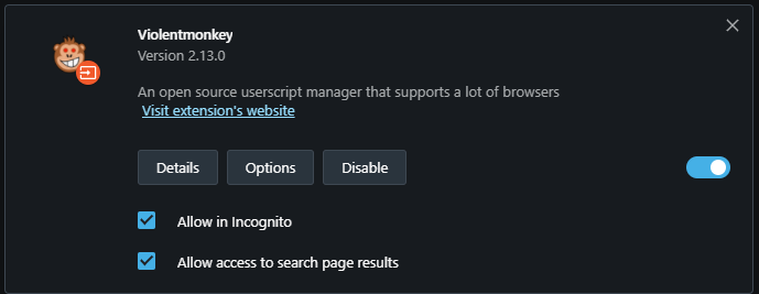 File include not working · Issue #1412 · violentmonkey/violentmonkey · GitHub
