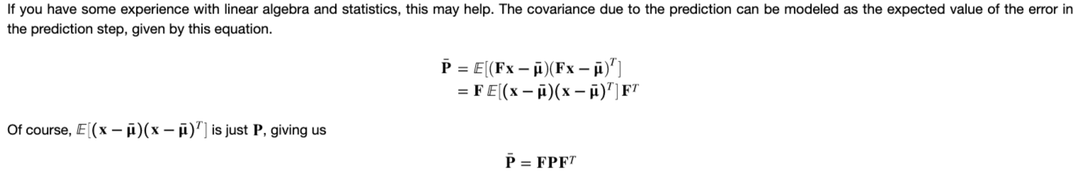 Chapter 6 covariance of linear transformation · Issue #363 · rlabbe/Kalman-and-Bayesian-Filters ...