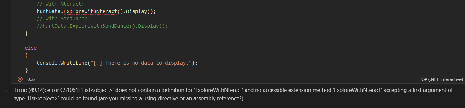 ExploreWith Functions not Available · Issue #1902 · dotnet/interactive · GitHub