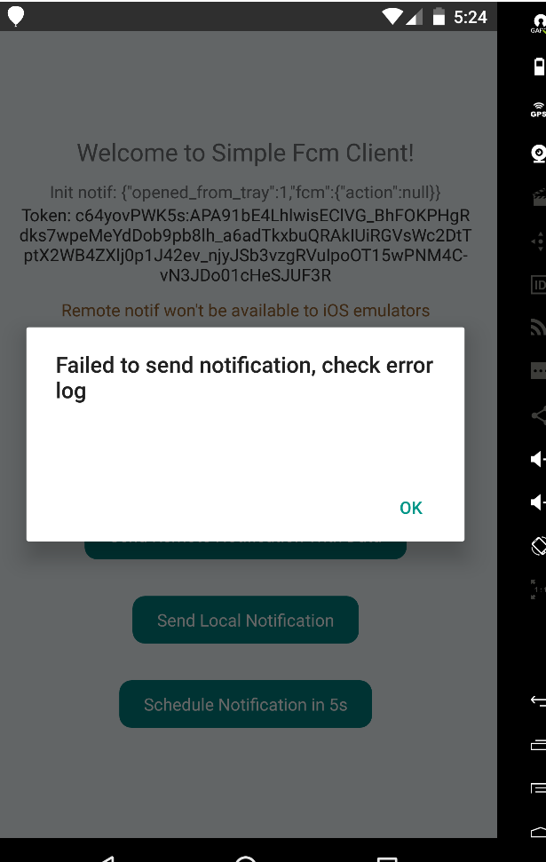 Not receiving push notification in android. · Issue #615 · evollu/react-native-fcm · GitHub
