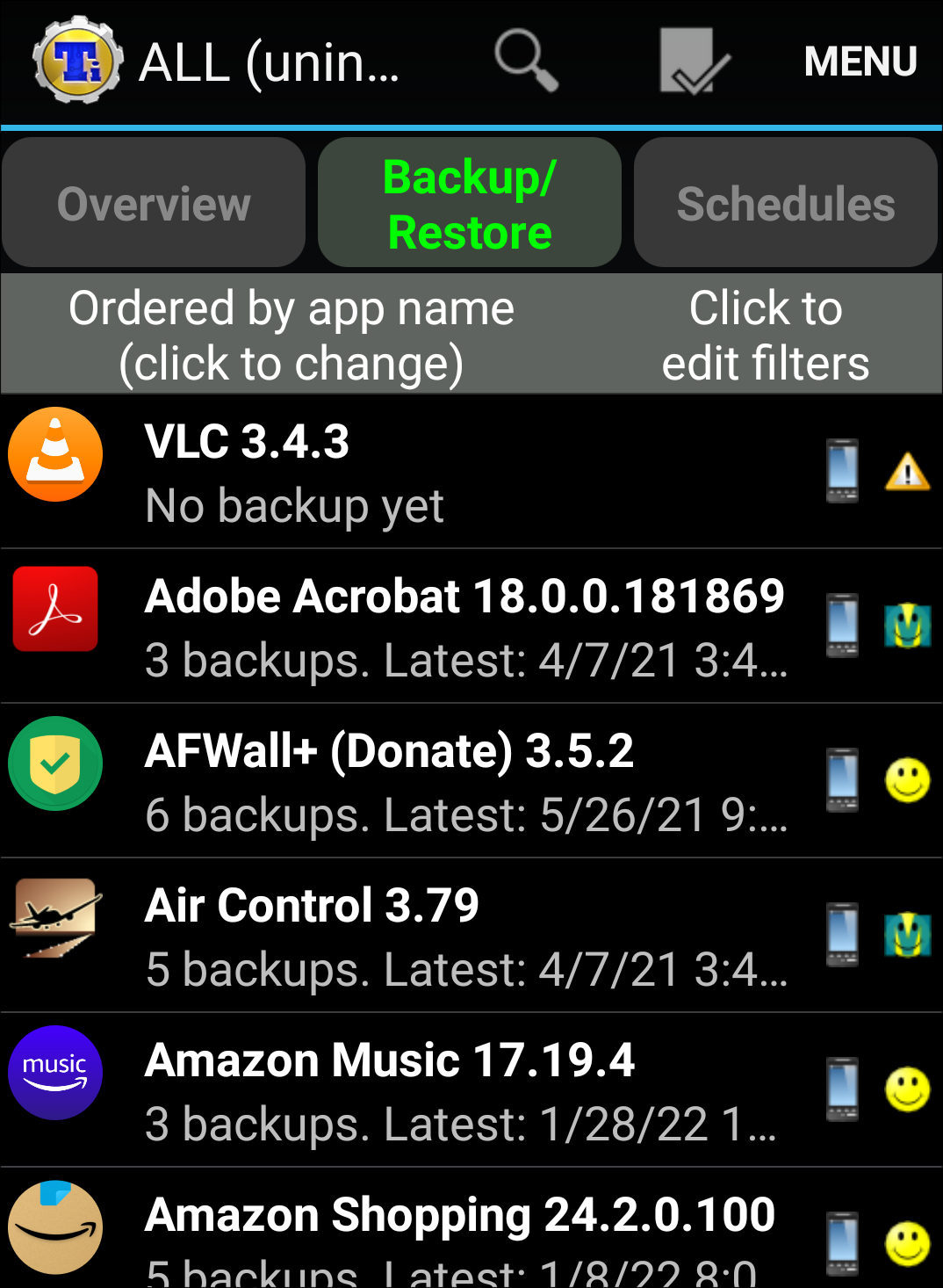 [Feature Request] Suggested Method to Notify user of newly installed "User" apps w/o backup ...
