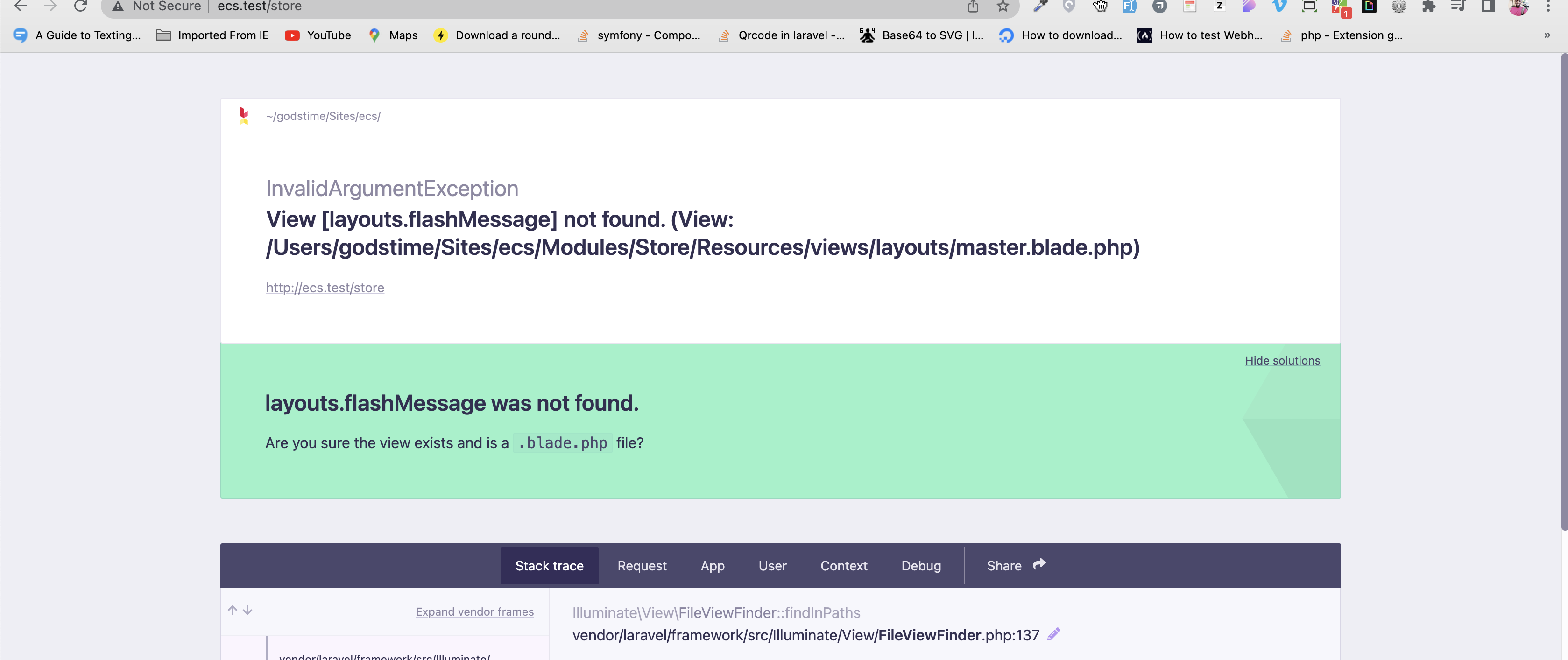 @include() Not Working · Issue #1386 · nWidart/laravel-modules · GitHub