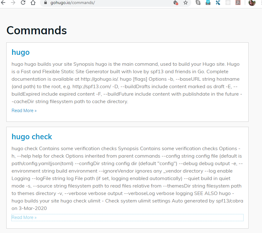 Fix CLI docs formatting/summary · Issue #7608 · gohugoio/hugo · GitHub