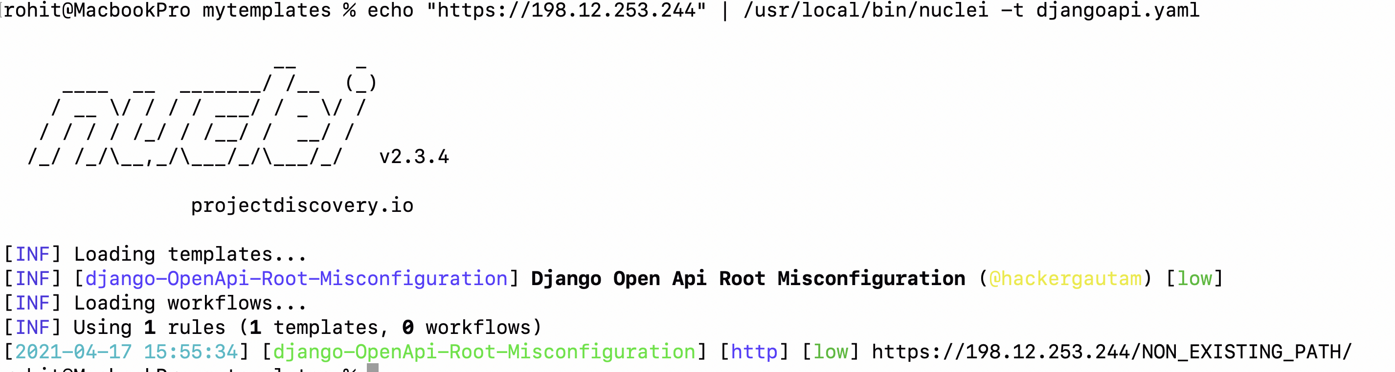 Open Api Root Django Misconfiguration · Issue #1297 · projectdiscovery ...