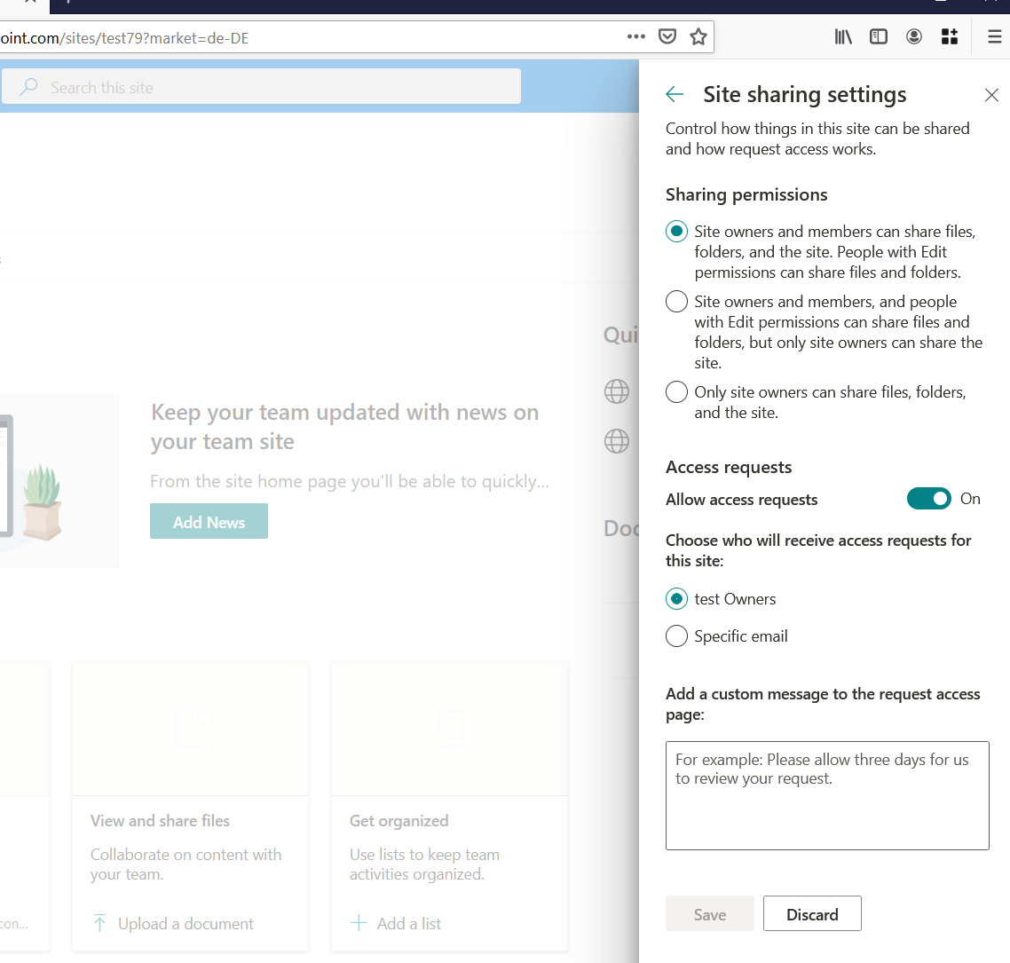 Enhancement: Extend 'spo web get' with the MembersCanShare property · Issue #2038 · pnp/cli ...