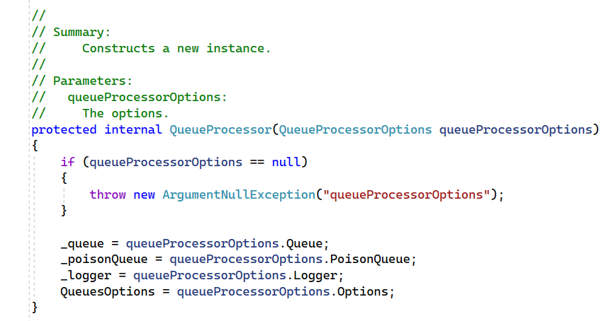 What is the proper way to instantiate a QueueProcessor instance? · Issue #2810 · Azure/azure ...