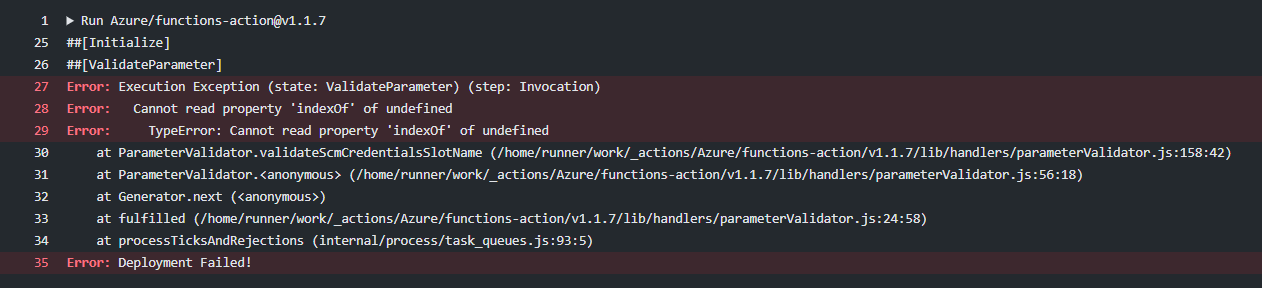 Unable To Deploy Function App With Rbac · Issue 48 · Azure Functions Action · Github
