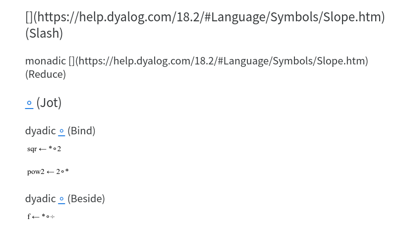 Single Backslash doesn't render correctly on the website · Issue #9 · fastai/apl-study · GitHub