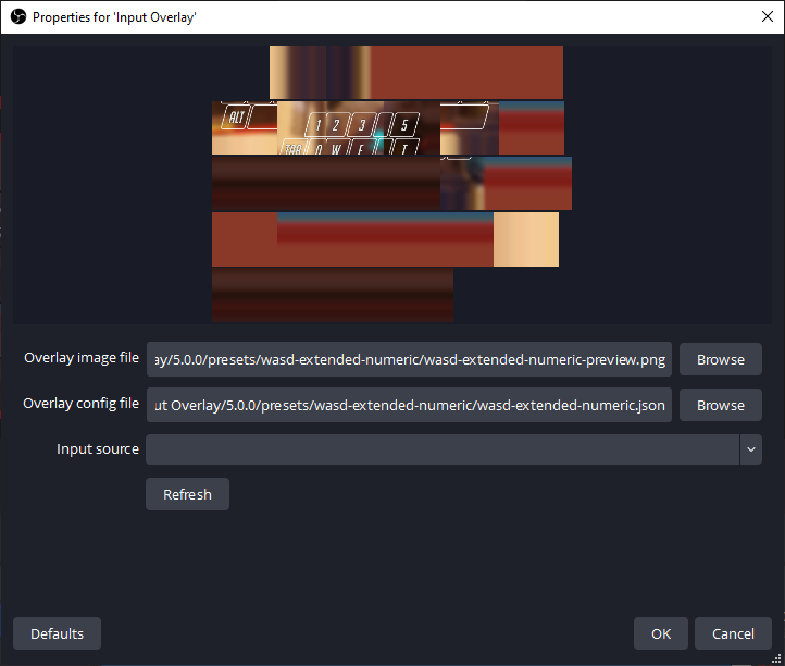 Q: Extract the presets to where · Issue #295 · univrsal/input-overlay · GitHub
