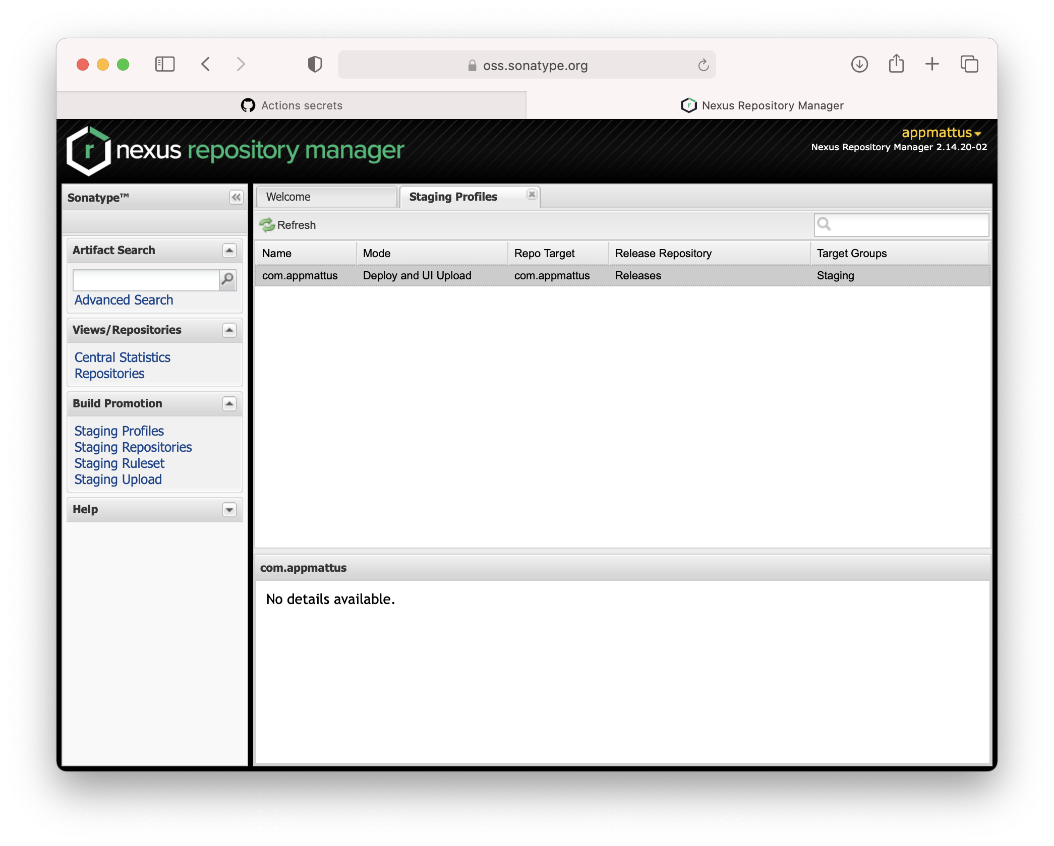 Add staging_profile_name · Issue #2 · nexus-actions/create-nexus-staging-repo · GitHub