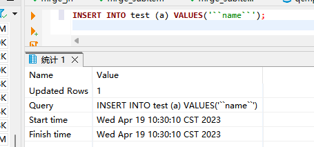 [MySQL] Generate INSERT SQL has incorrect syntax with double ` · Issue #19460 · dbeaver/dbeaver ...
